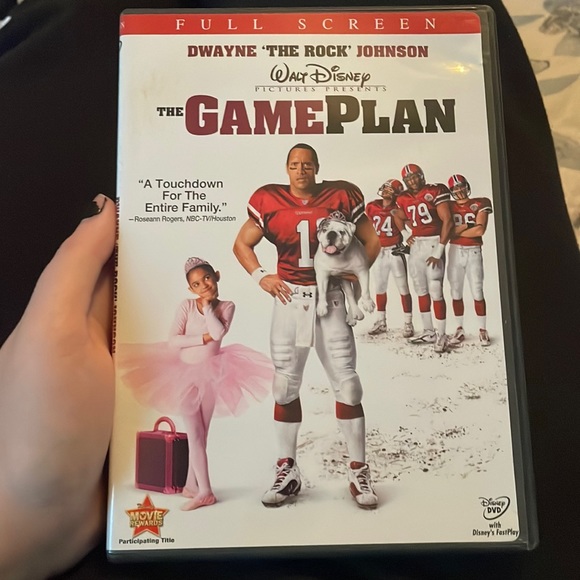Media | Disney The Game Plan Football Sports Dvd Movie Disc Kids Film ...